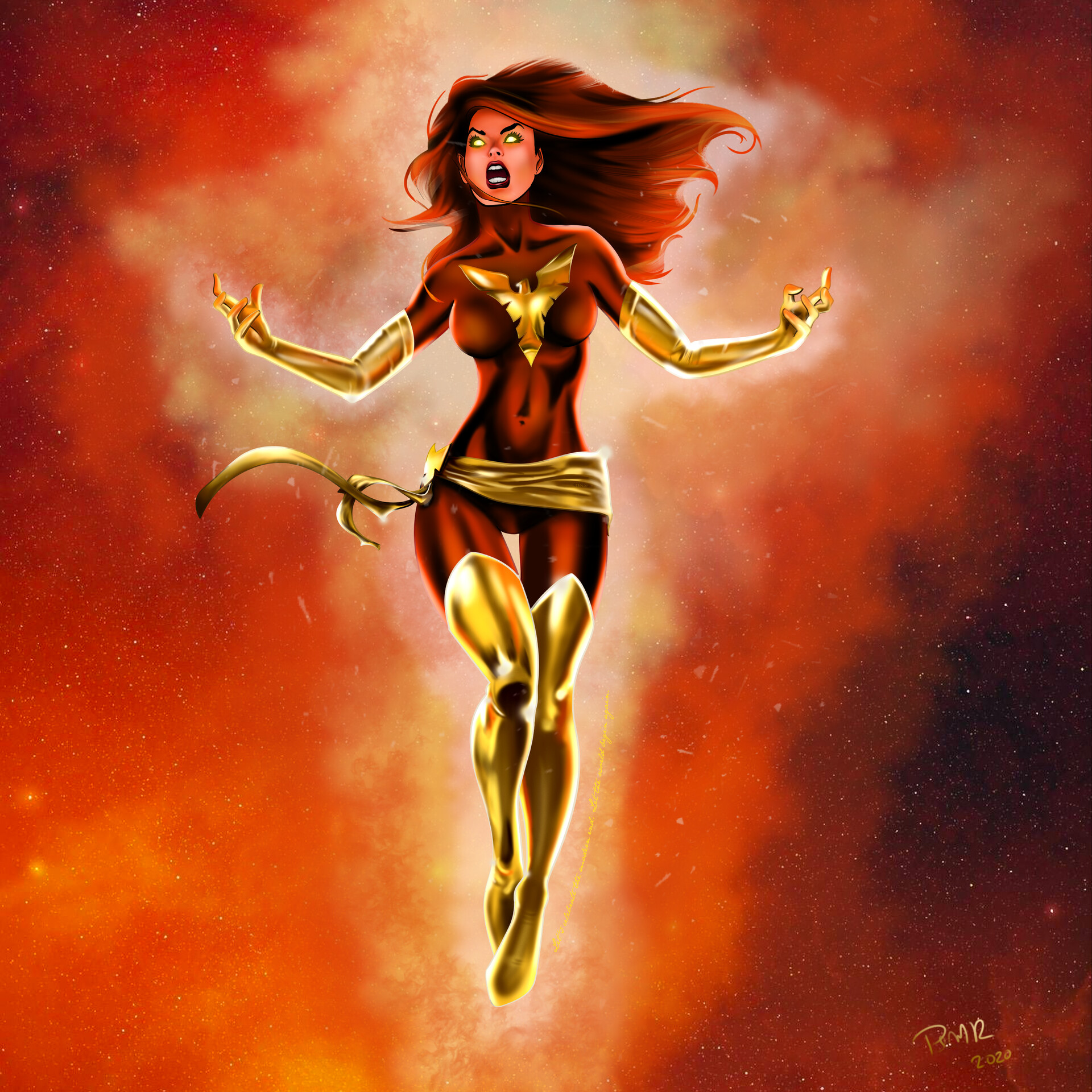 Dark Phoenix by Paola Melendez Roca | Scrolller