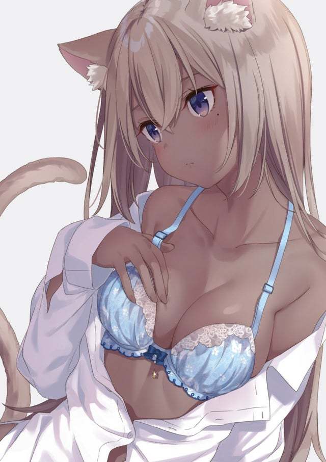 Dark-skinned Neko [Original] | Scrolller