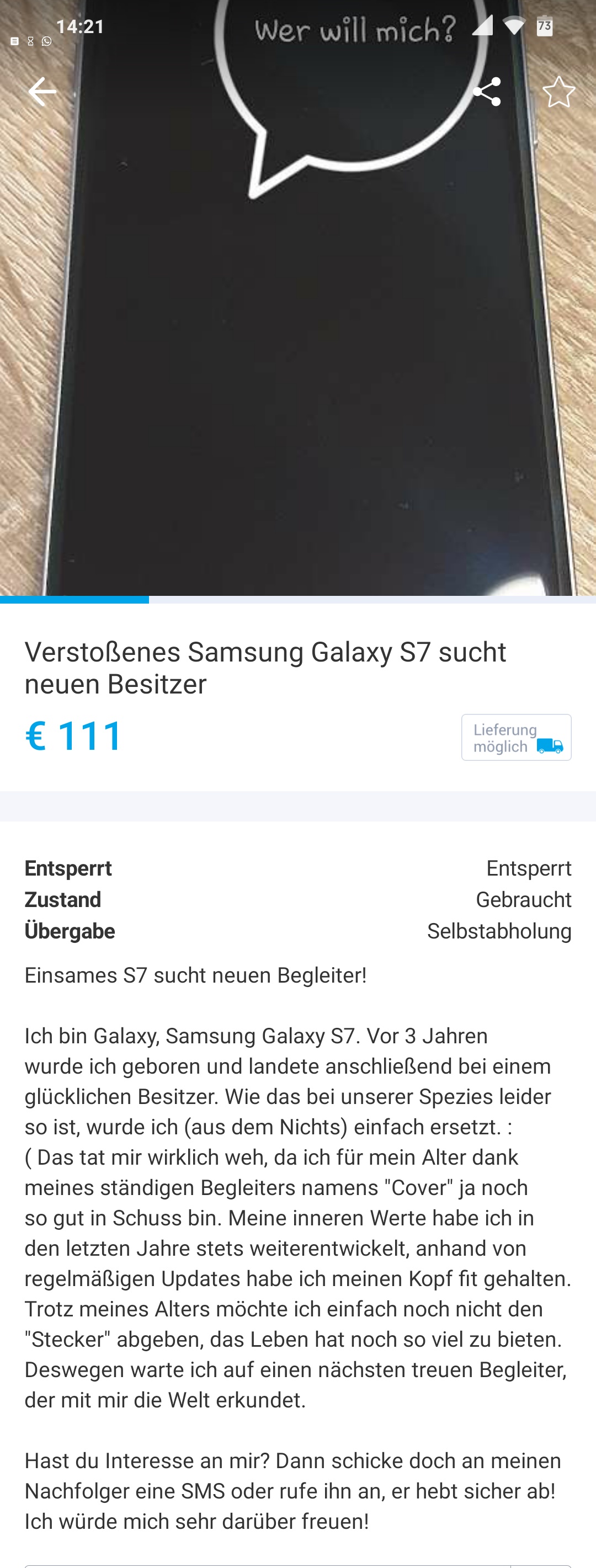 Das arme S7 :( | Scrolller