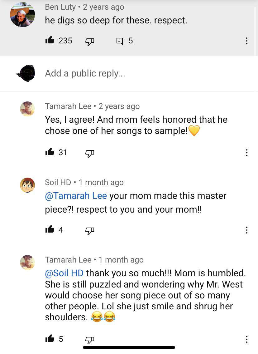 Daughter of Shirley Ann Lee talks about how her mom reacted to Ye sampling her song in Ghost ...