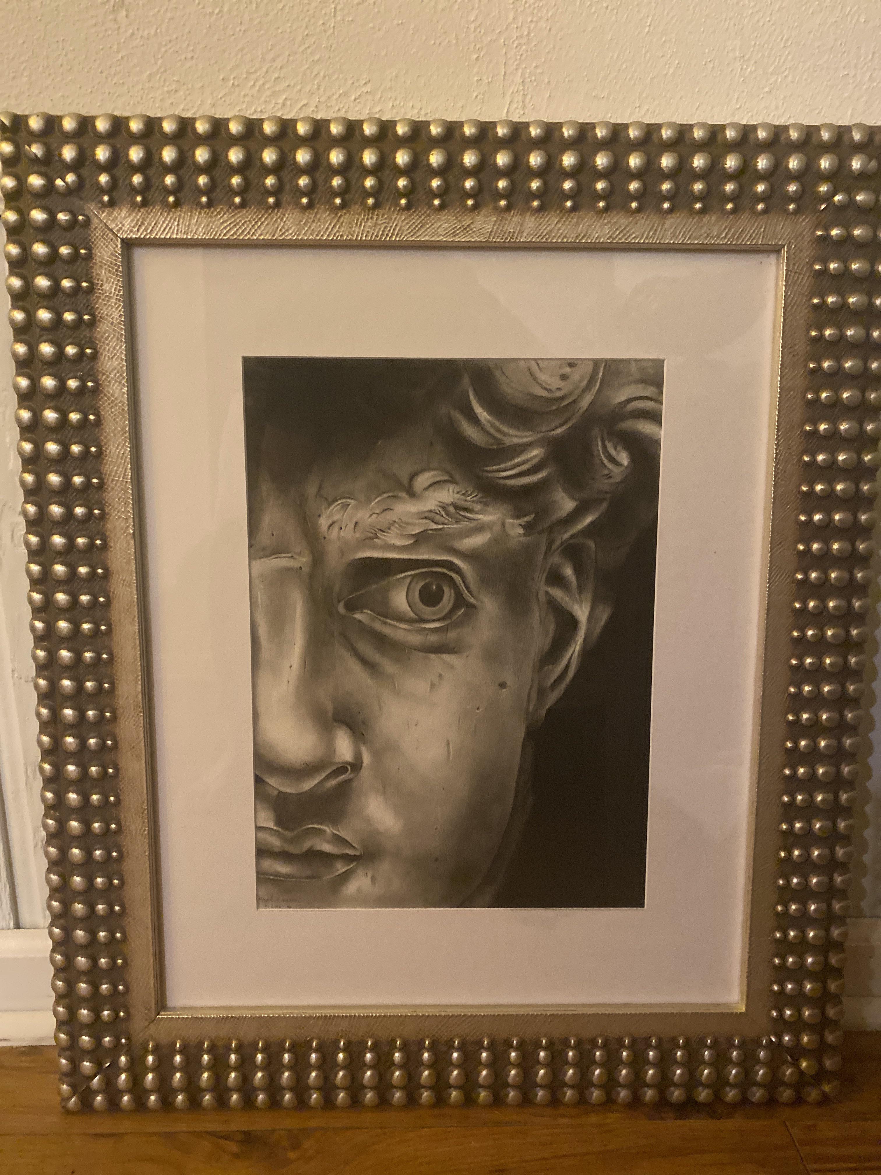 David’s Redemption, Me, Graphite and Charcoal, 2019 | Scrolller
