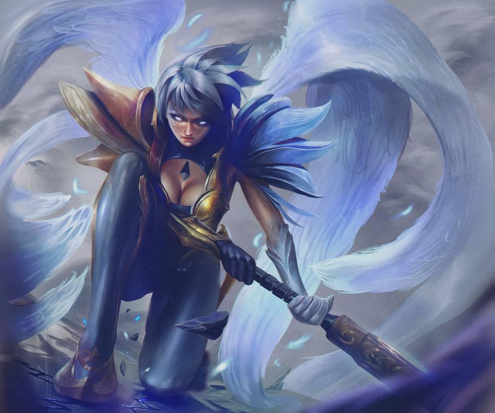 Dawnbringer Riven fan art | Scrolller