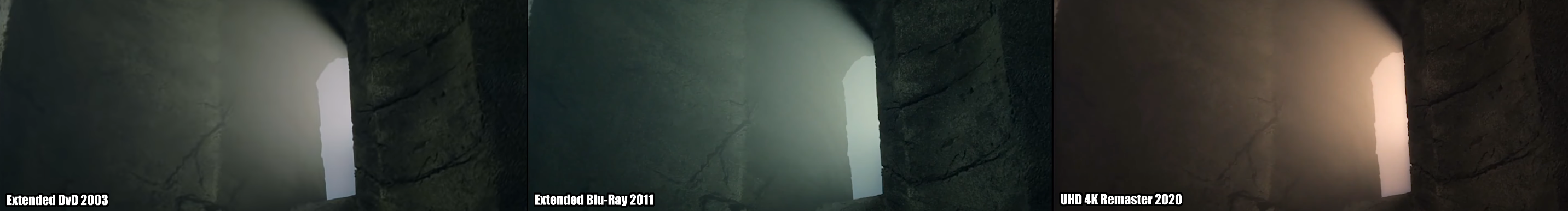 Deciphering color grading across LotR releases - "The sun is rising". Further info in comments ...