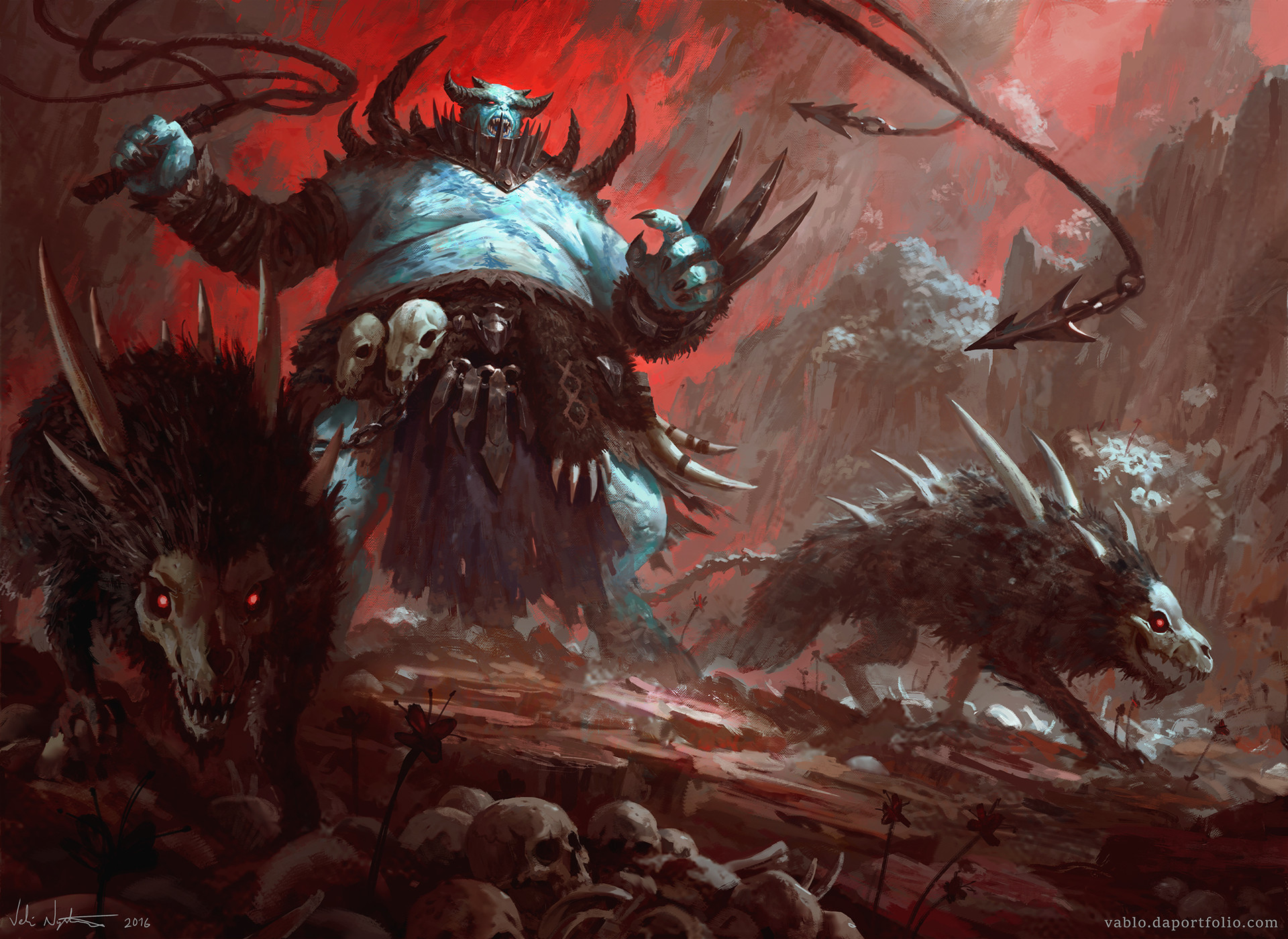 Demon Beastmaster by Veli Nyström | Scrolller