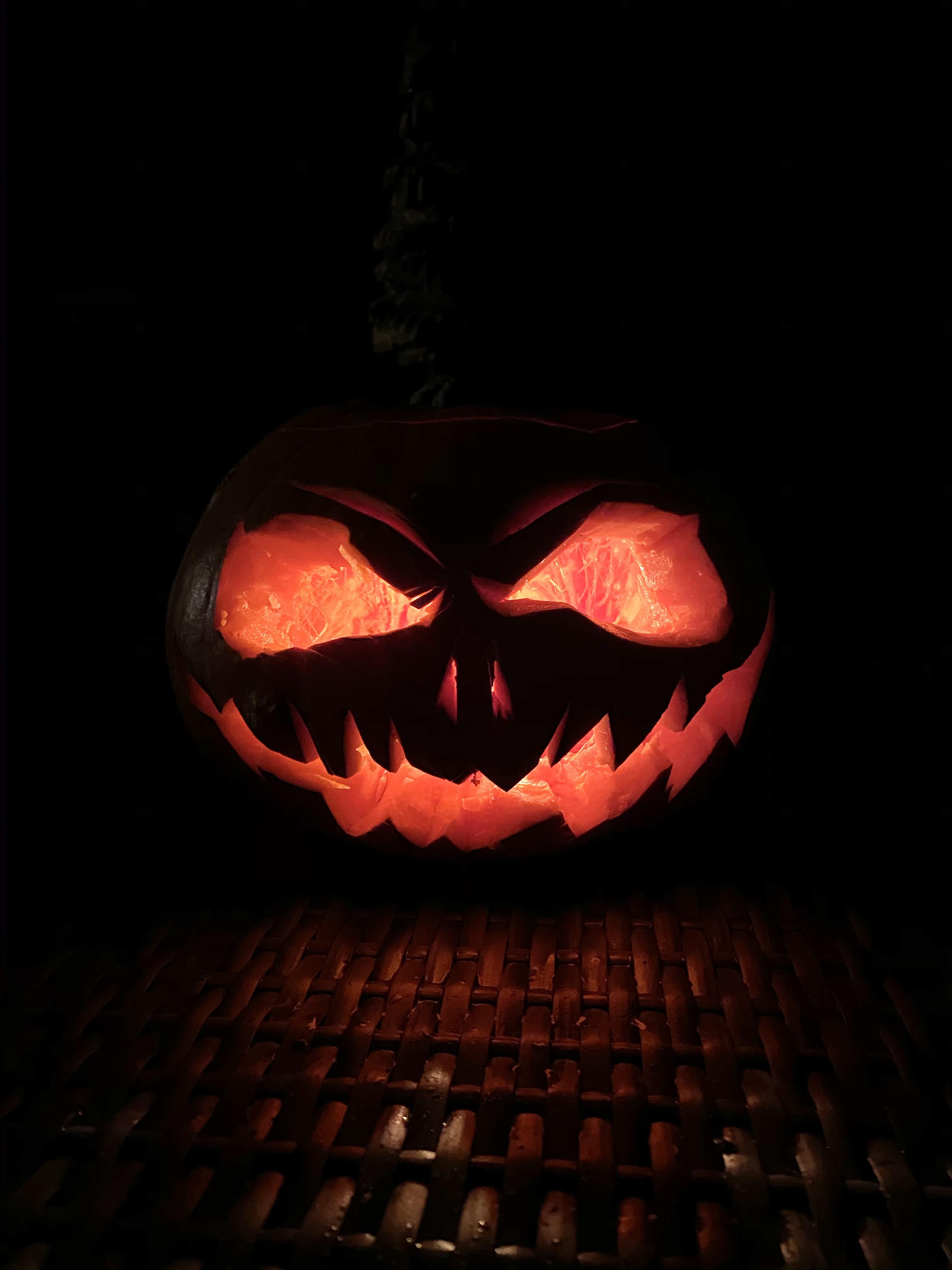 Did my first ever jack-o-lantern this year | Scrolller