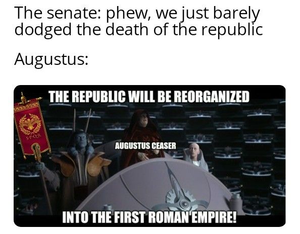 Did you ever hear the tragedy of Julius Caesar the wise? It's not a story the senate will tell ...