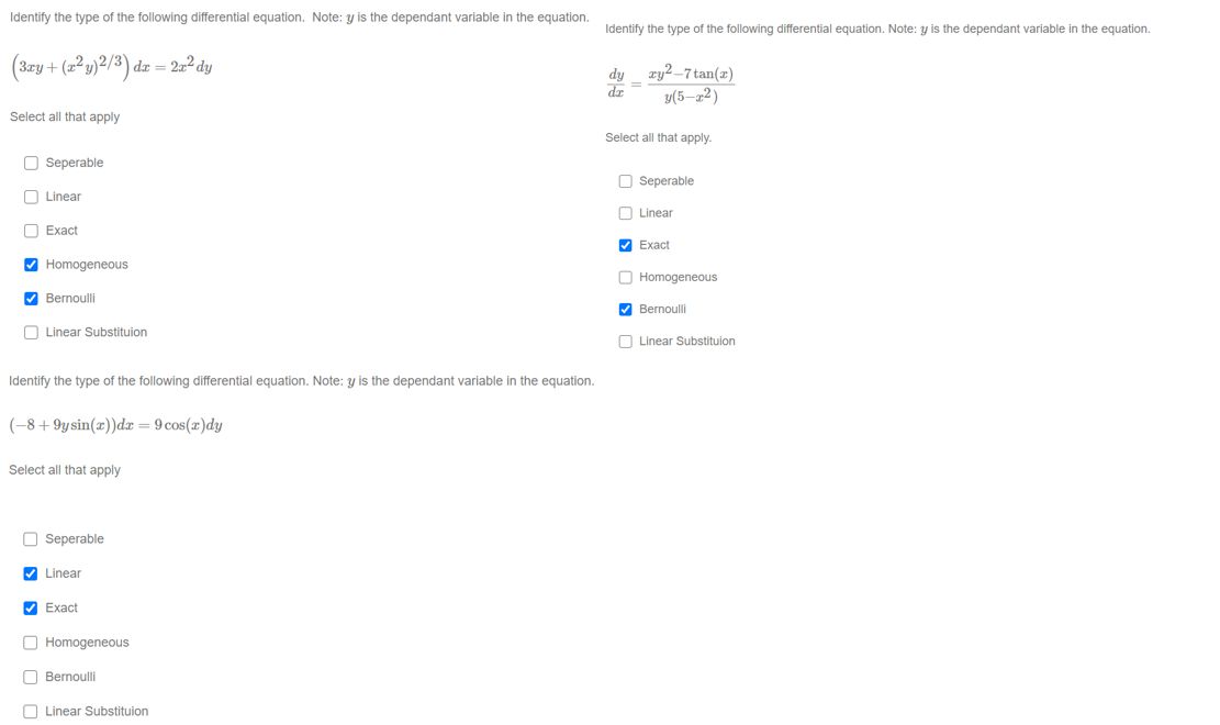 Differential Equations Homework | Scrolller