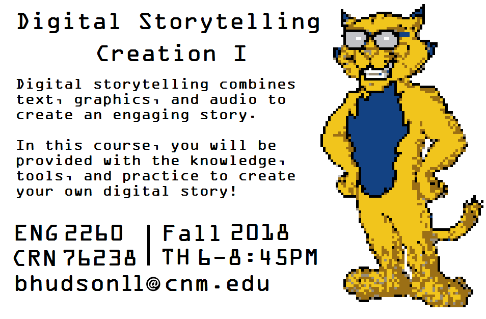 Digital Storytelling Creation I (Fall 2018) | Scrolller