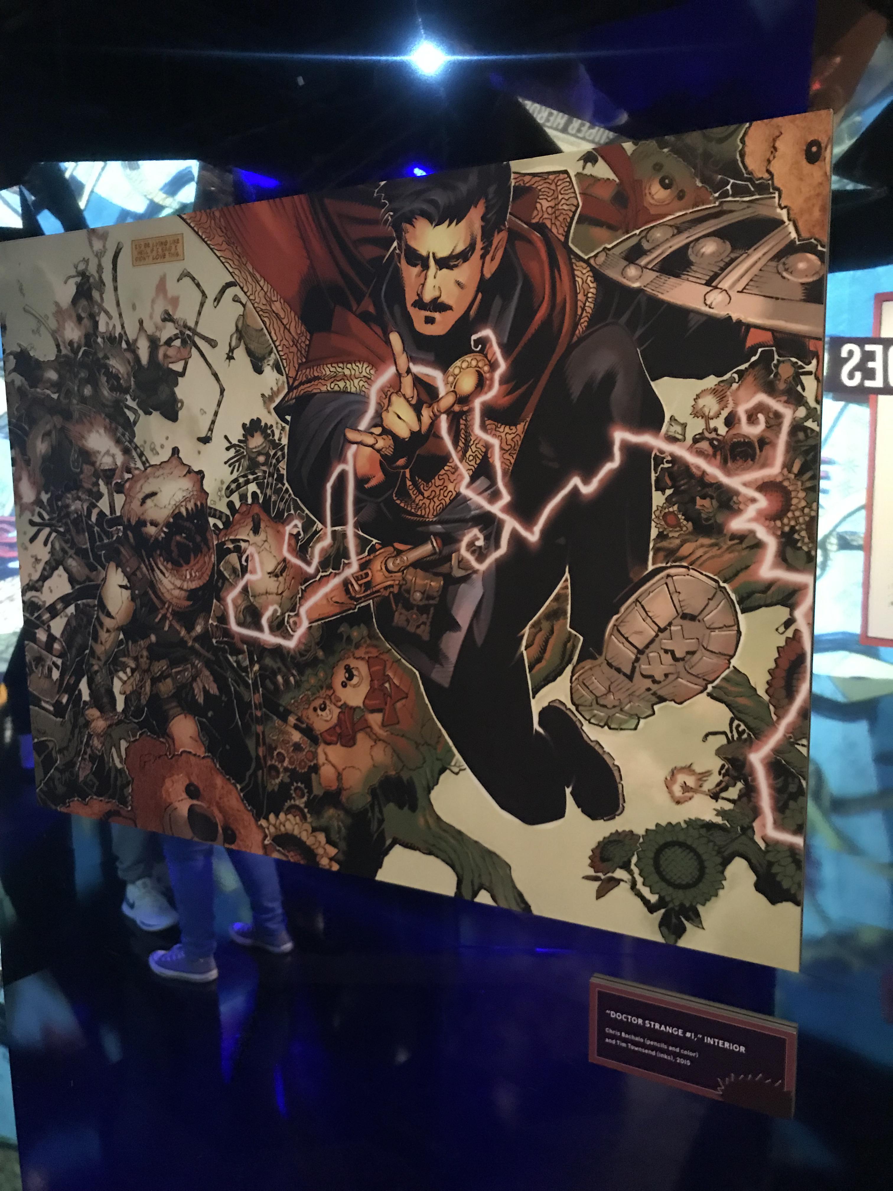 Doctor Strange art at the Marvel exhibit in Philadelphia | Scrolller