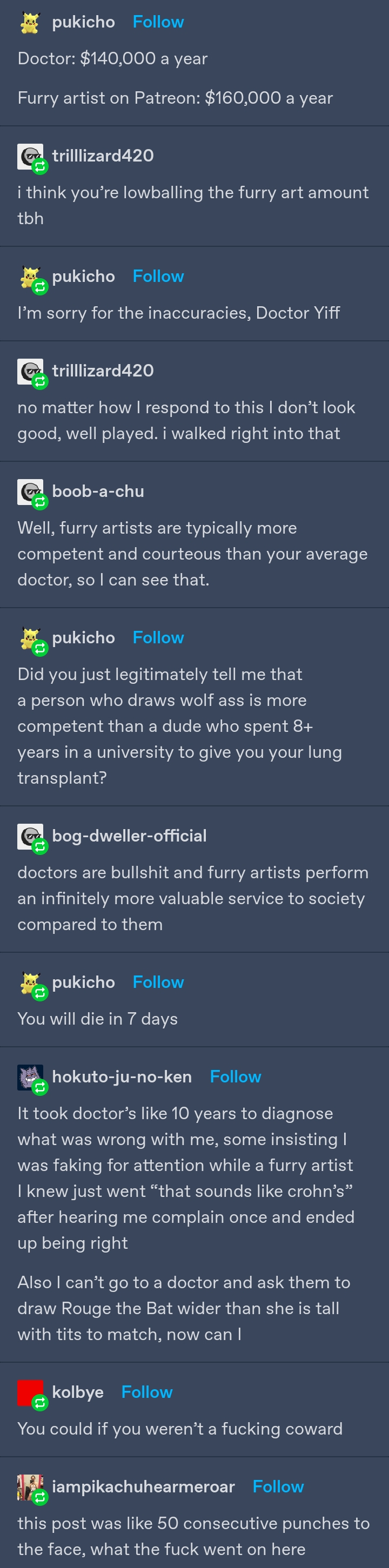 Doctor vs Furry artist | Scrolller