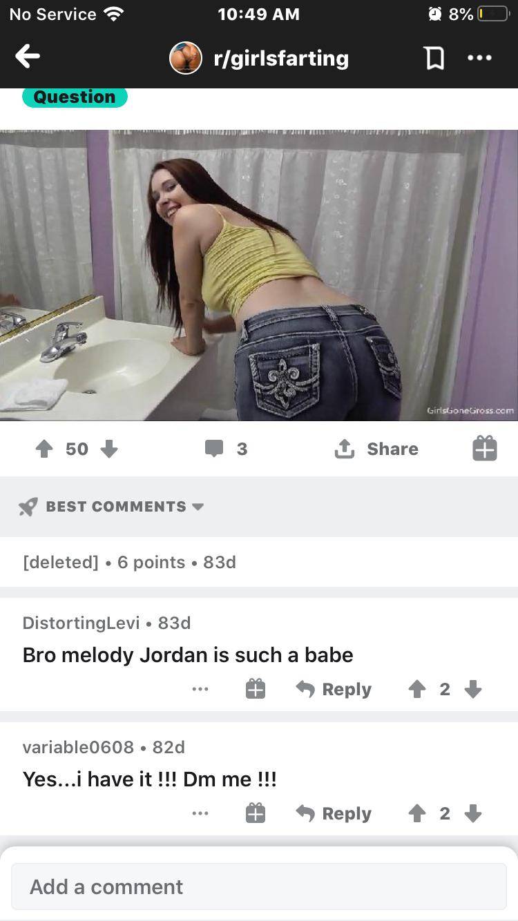 Does anyone have this video of melody Jordan?!! | Scrolller