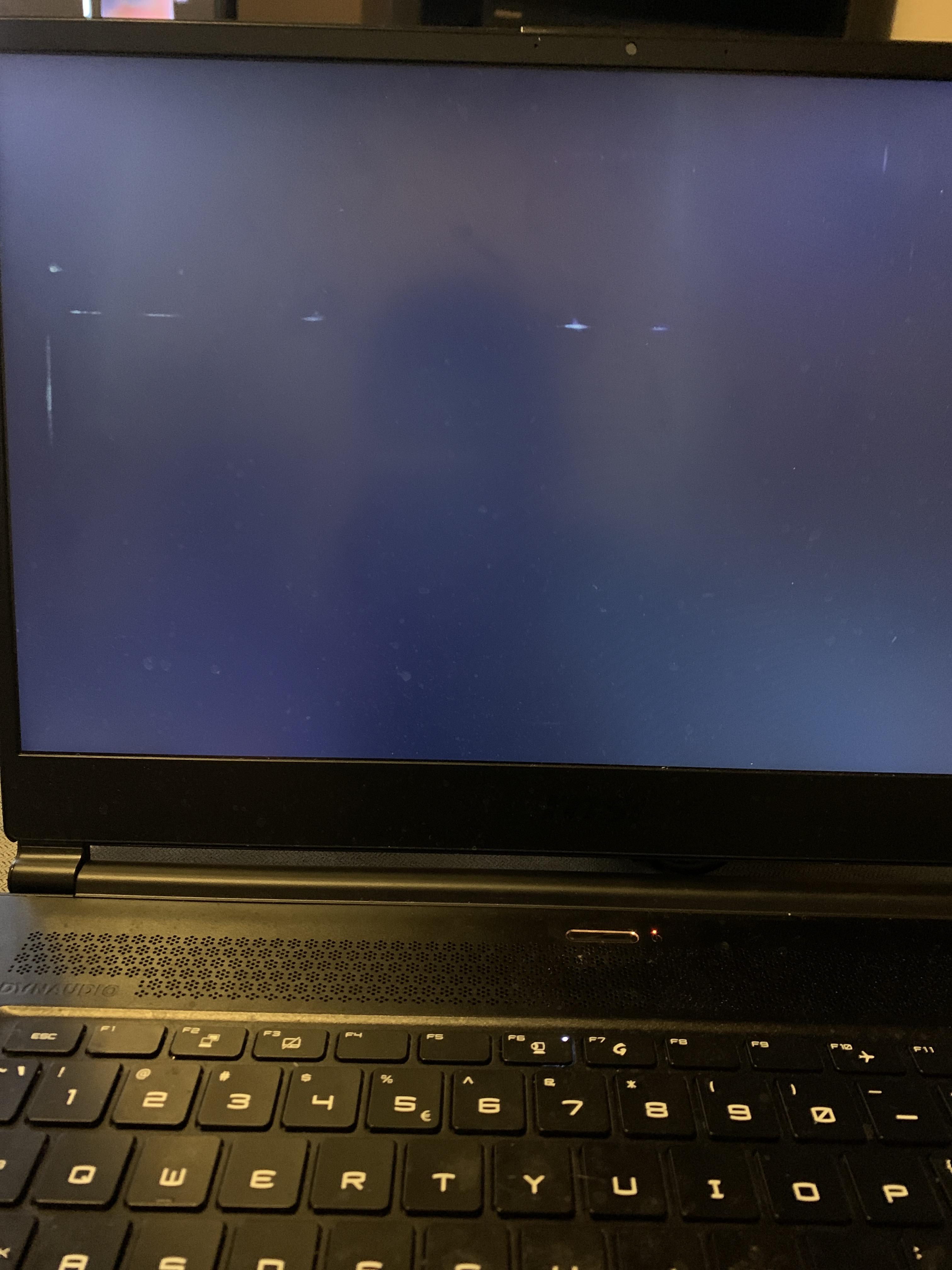 Does anyone know how to fix this it only appears when the screen is turned on can anyone help me ...