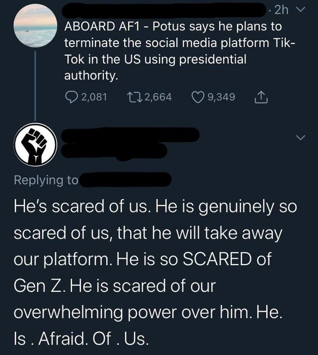 Don't fuck with us Tiktokers, we're gonna start a revolution | Scrolller