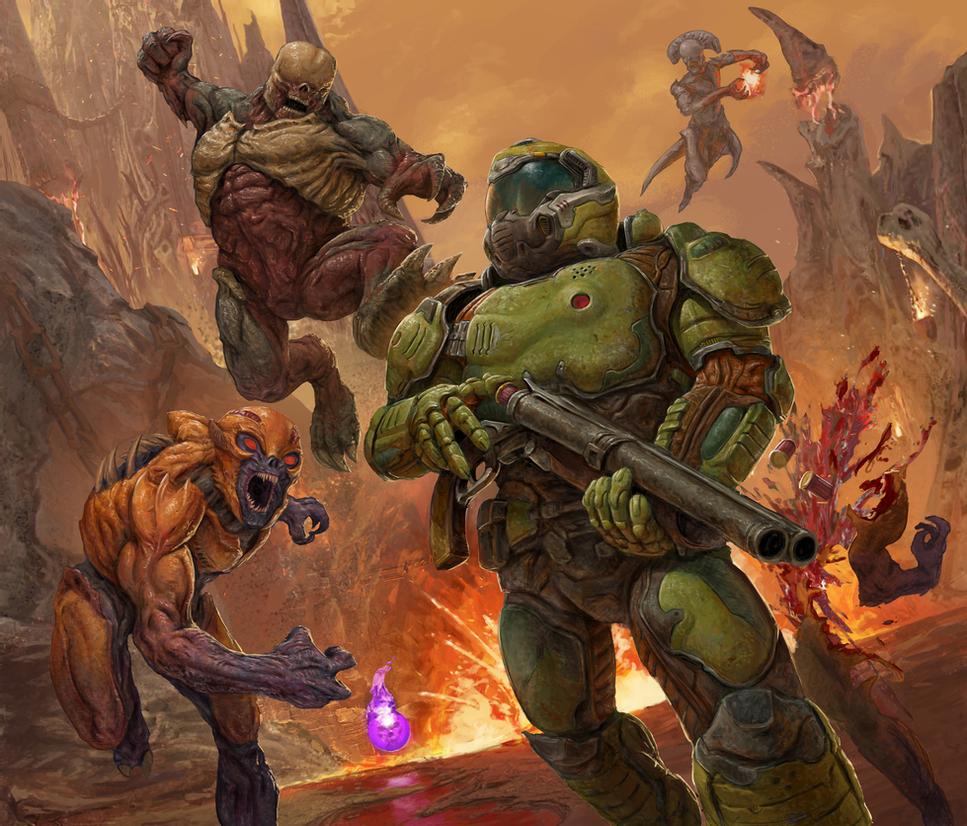 DOOM Run and Gun by HarryOsborn-Art | Scrolller