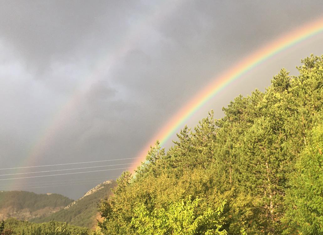 Double rainbow in Die, France | Scrolller