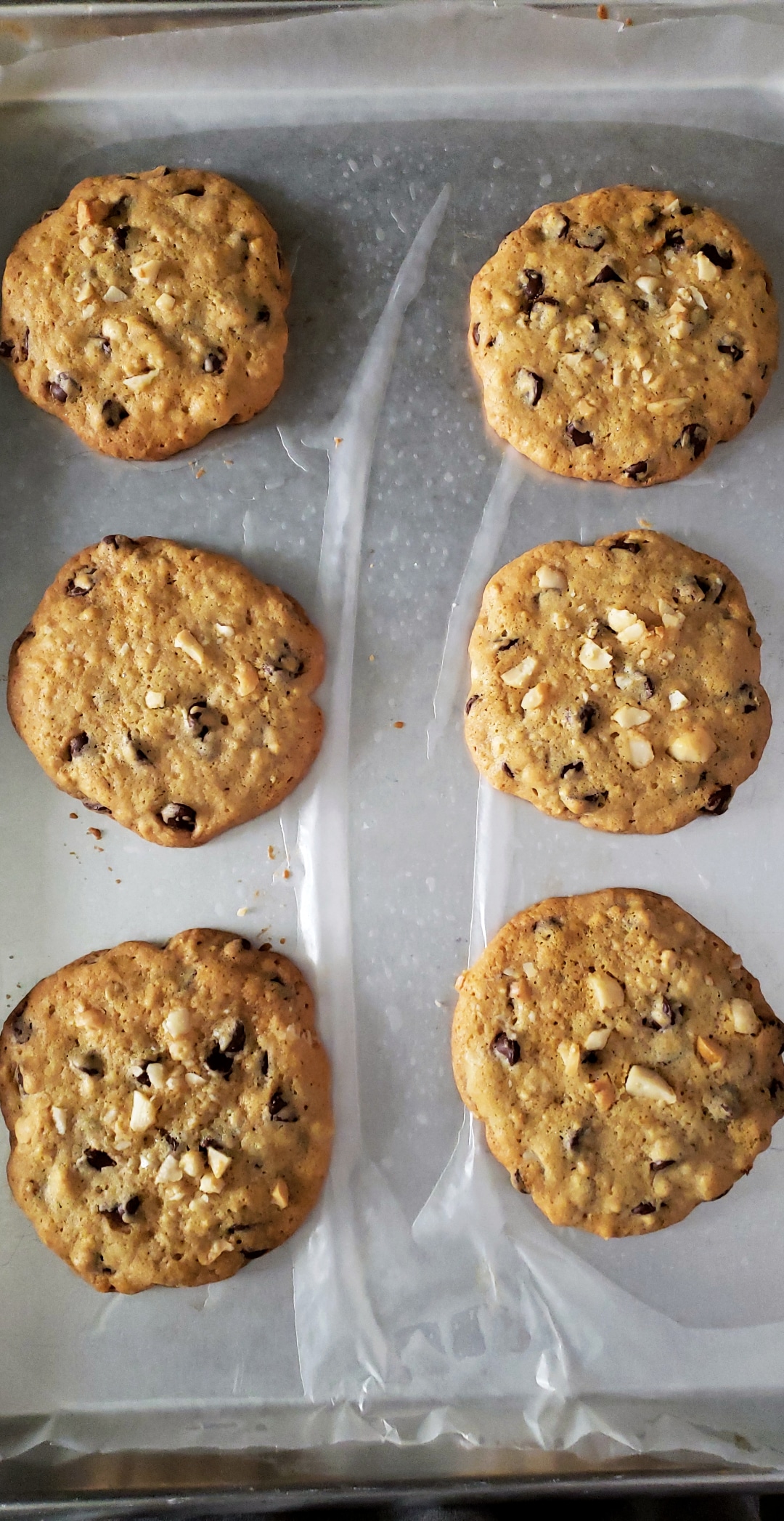 DoubleTree Chocolate Chip Cookie Recipe but w/ Macadamia Nuts. | Scrolller