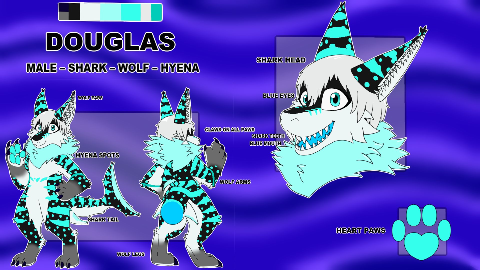 Douglas Reference Sheet (Made by me douglassushi on Deviantart) | Scrolller