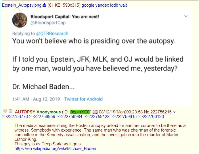 Dr. Michael Baden to oversee Epstein autopsy... | Scrolller