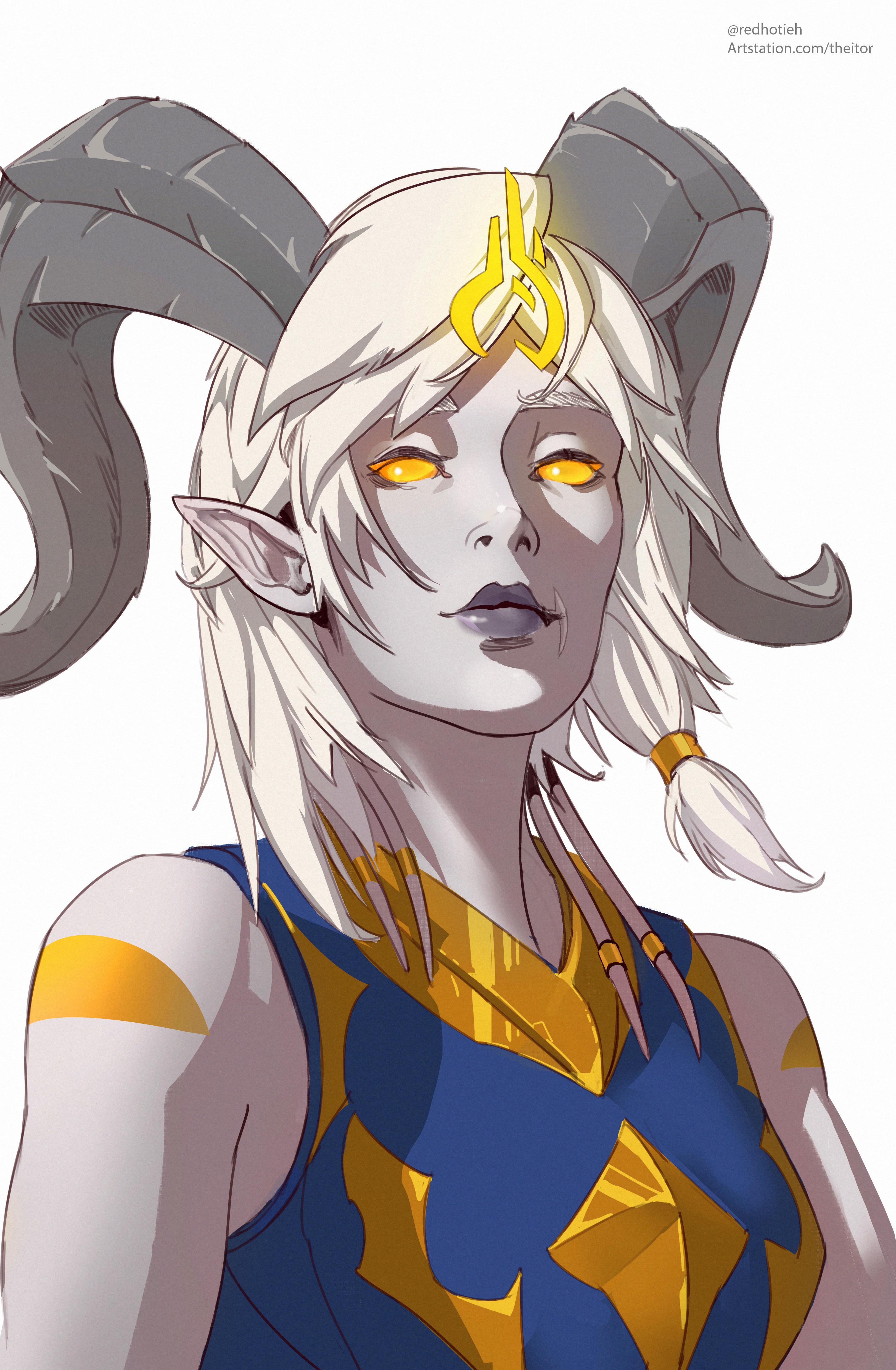 Draenei lightforged Art made by Me | Scrolller