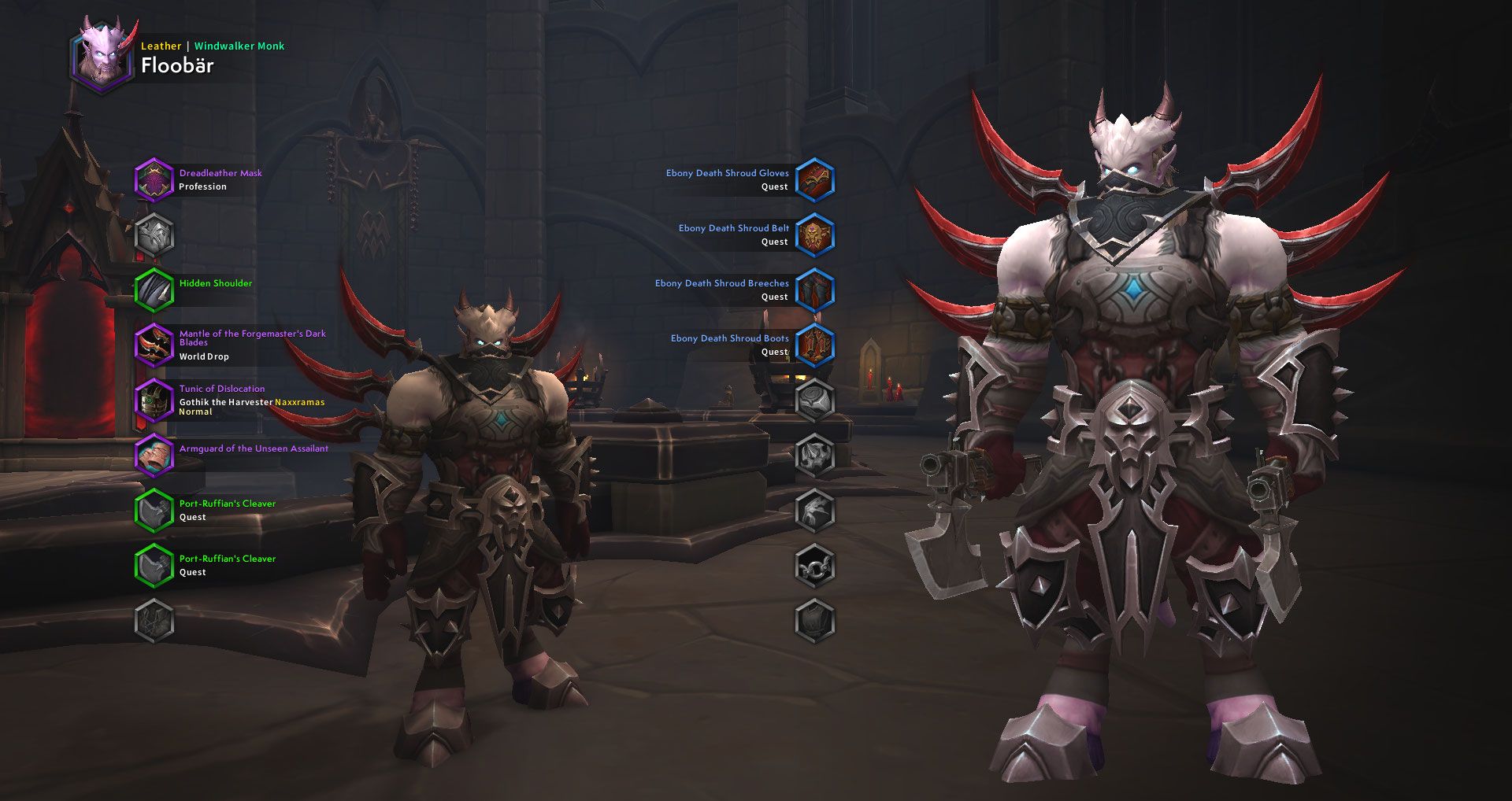 Draenei Venthyr Monk | Scrolller