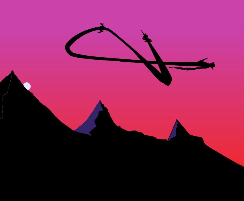 Dragon over mountains | Scrolller