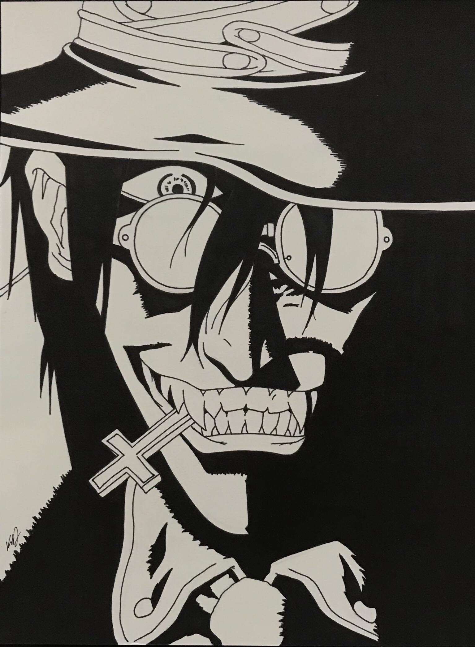 Drawing I made of Alucard from Hellsing! | Scrolller