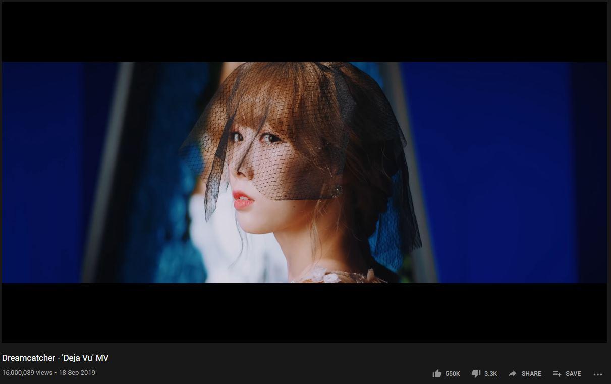 Dreamcatcher's 'Deja Vu' MV has surpassed 16 million views on the Dreamcatcher Official Youtube ...