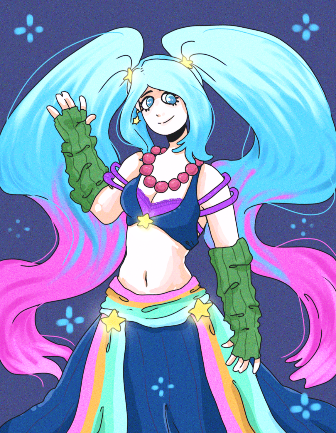 Drew some Arcade Sona! | Scrolller