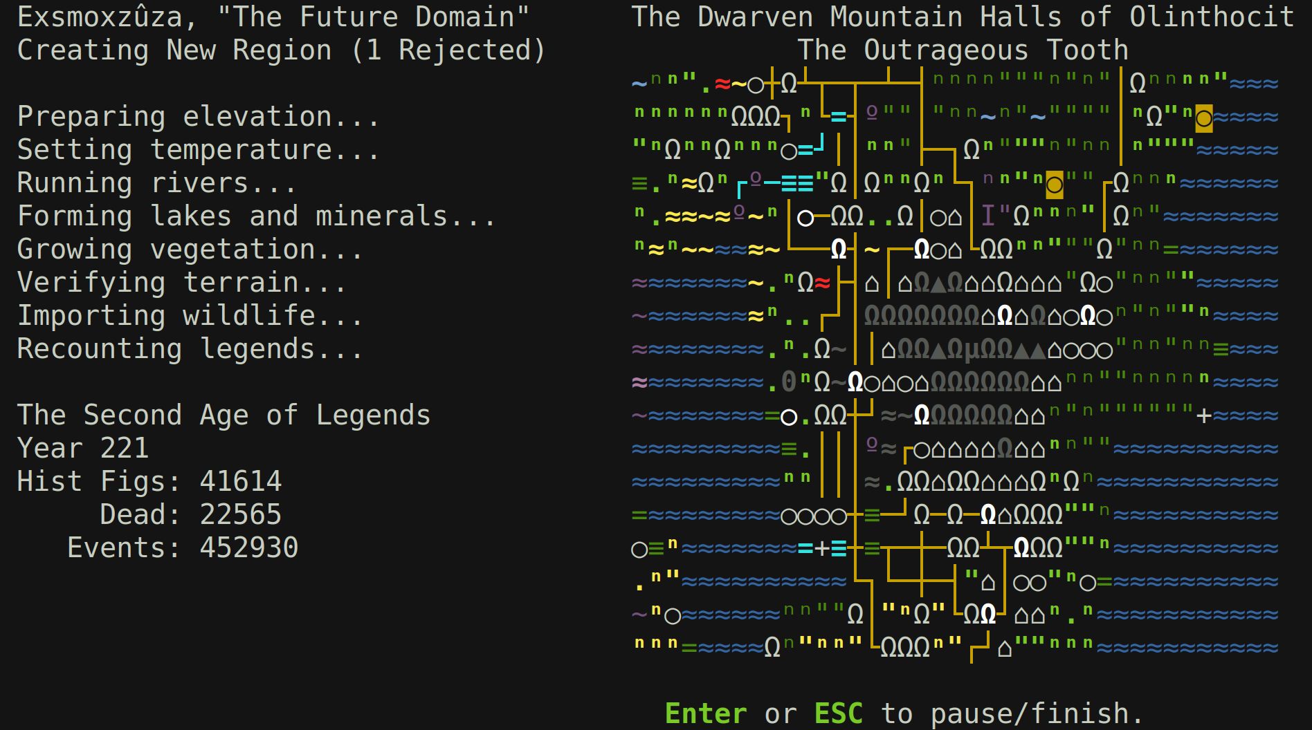 Dwarf Fortress text mode in a fullscreen terminal 👌 | Scrolller