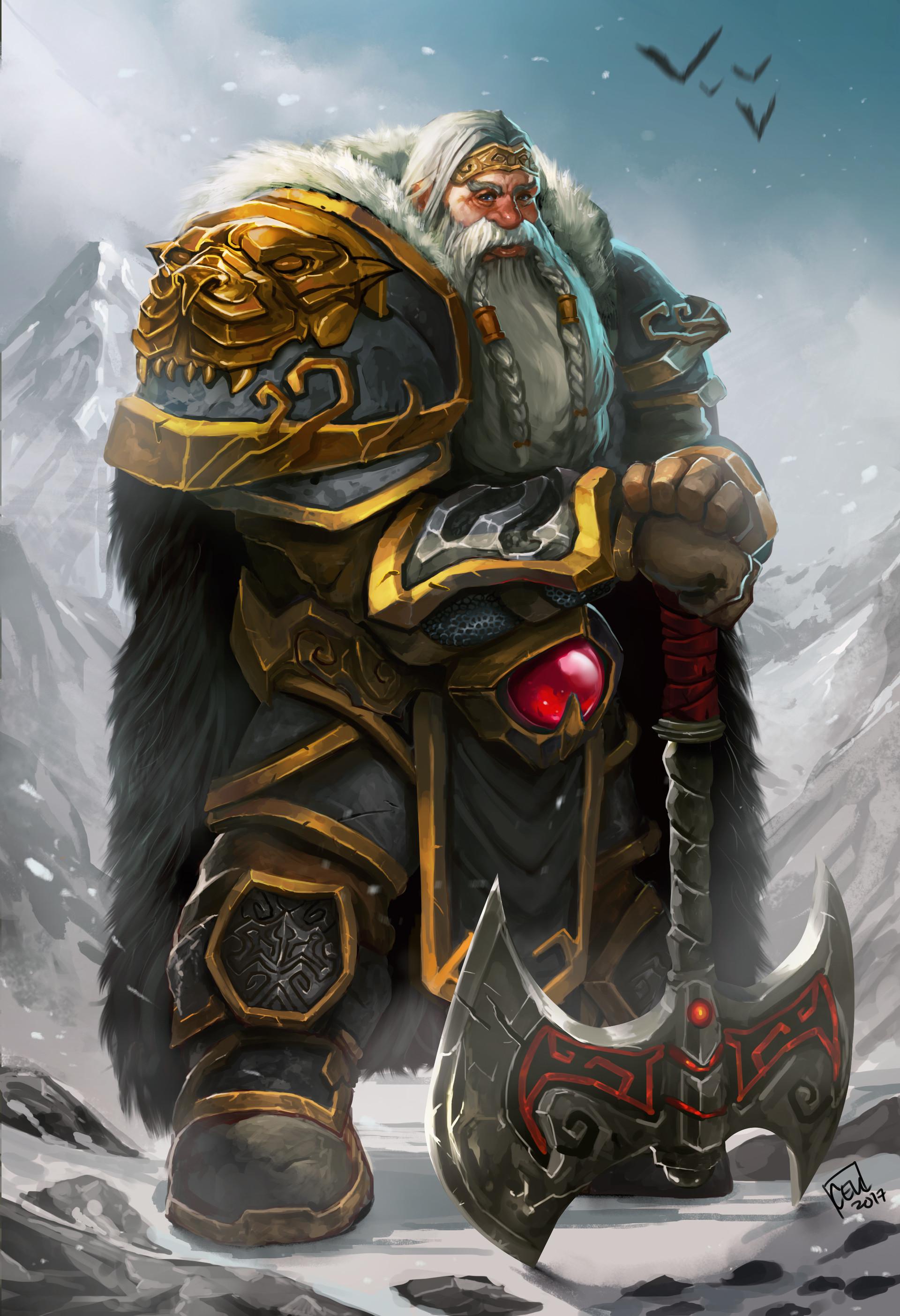 Dwarf King, by me, old artwork. | Scrolller