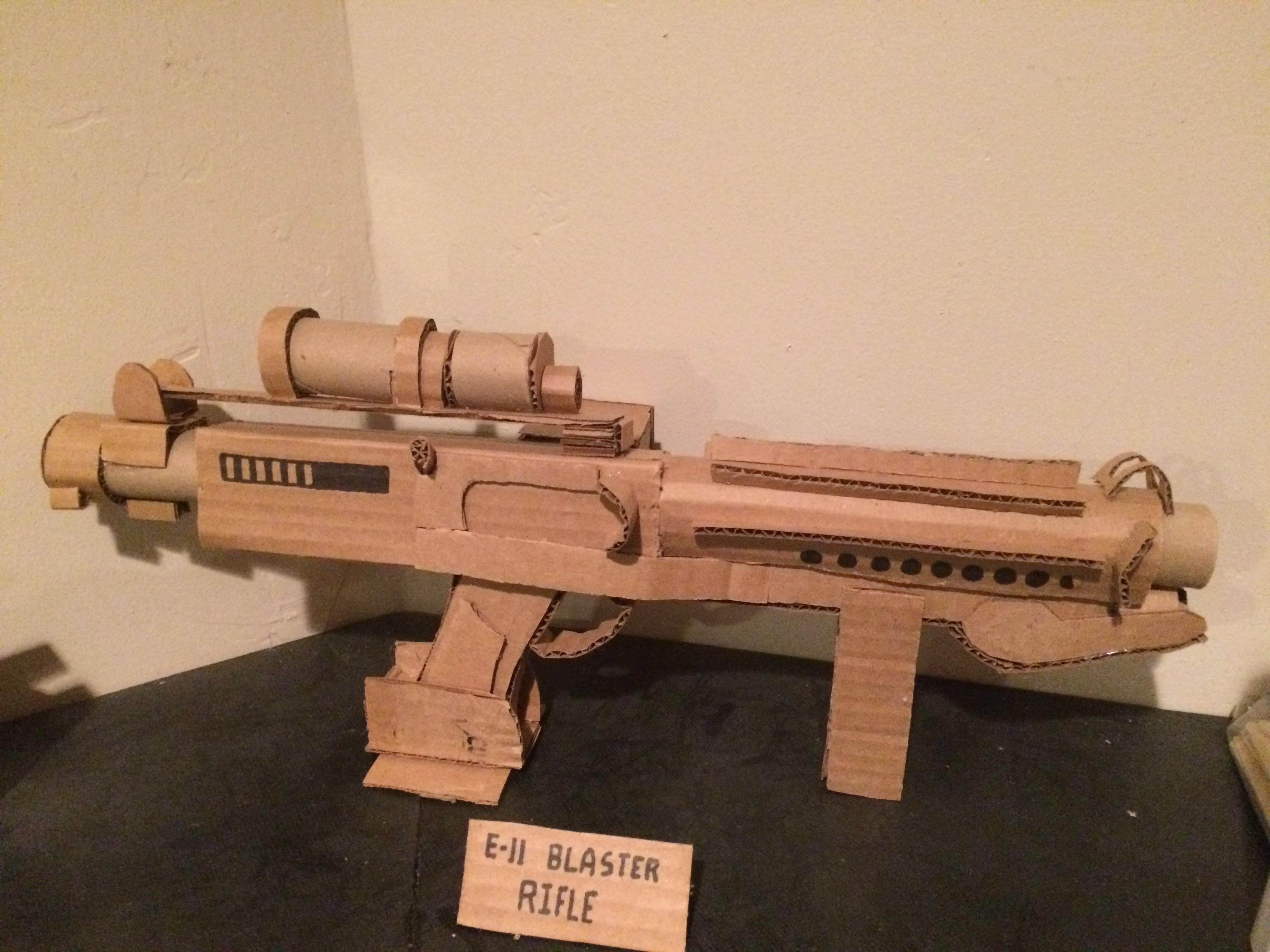 E-11 Stormtrooper Blaster Rifle I made with a removable magazine. | Scrolller