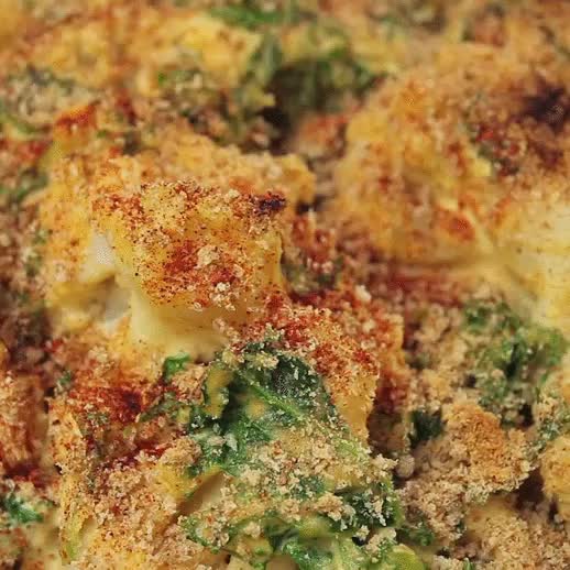 Easy 'Cheesy' Cauliflower | Scrolller