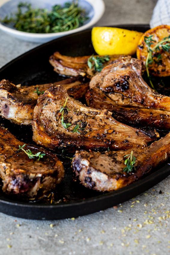 Easy Lemon-Garlic Lamb Chops | Scrolller