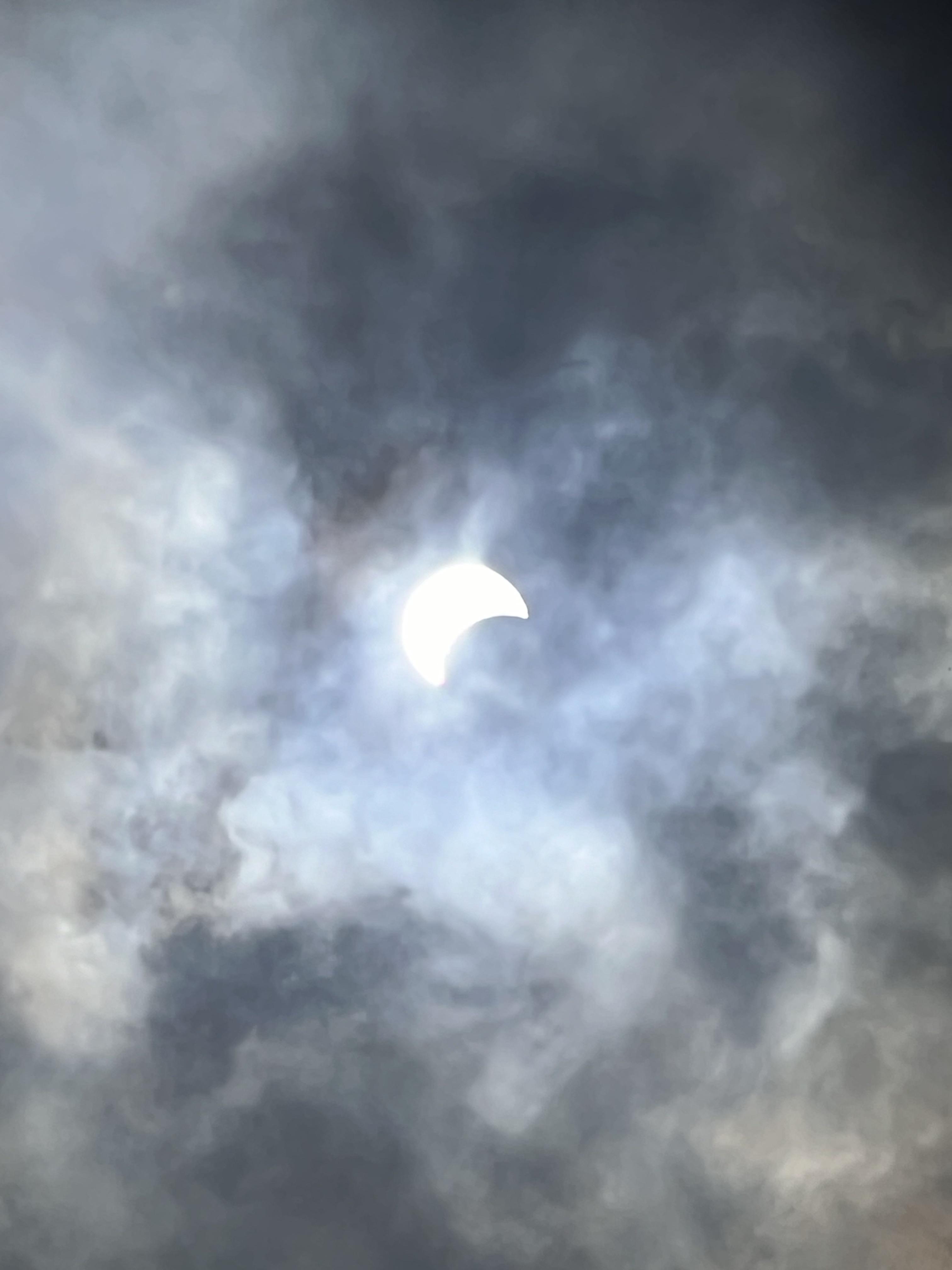 Eclipse Through the Clouds Mid TN | Scrolller