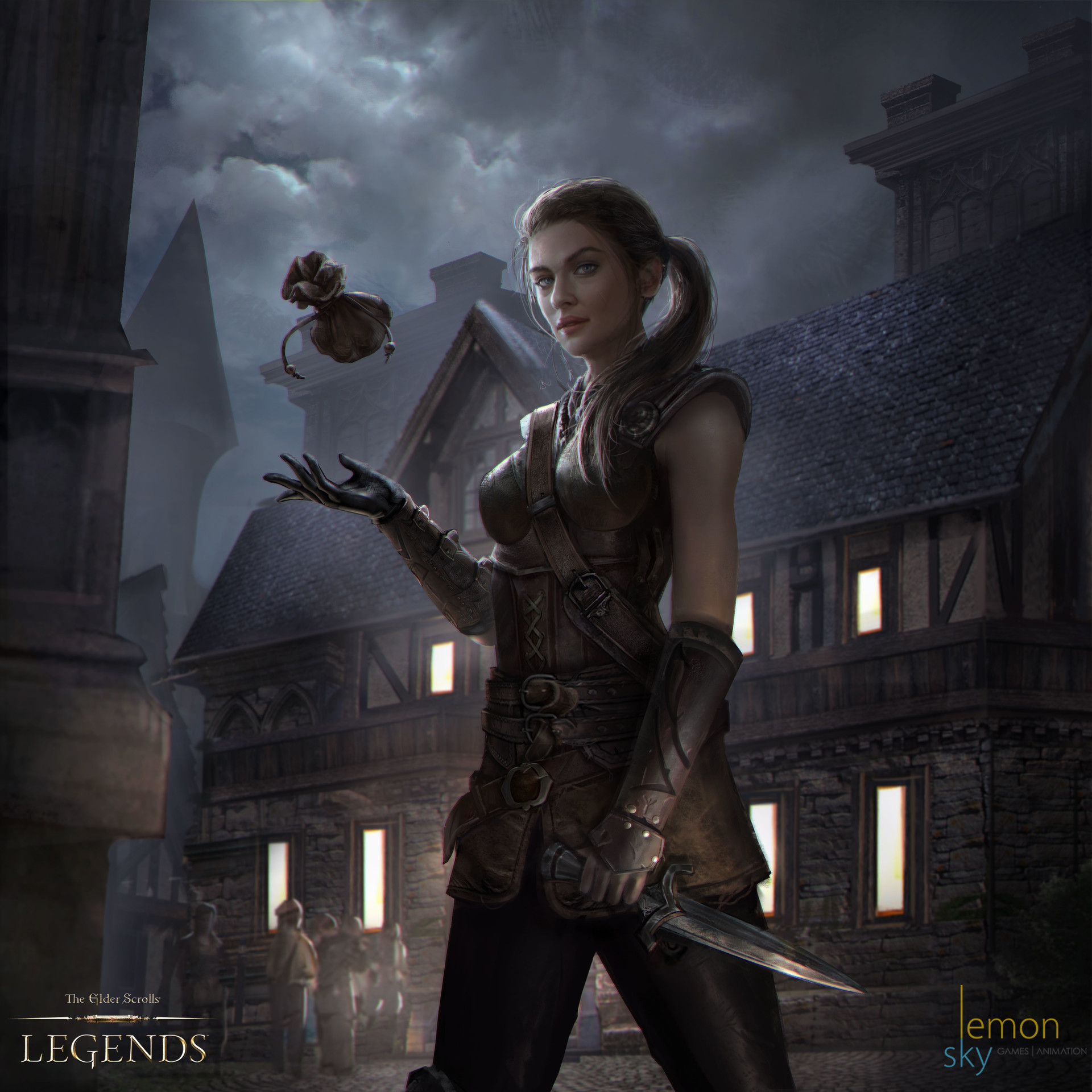 Elder Scrolls Legends : Breton Rogue by Gabriela Dea Julia | Scrolller