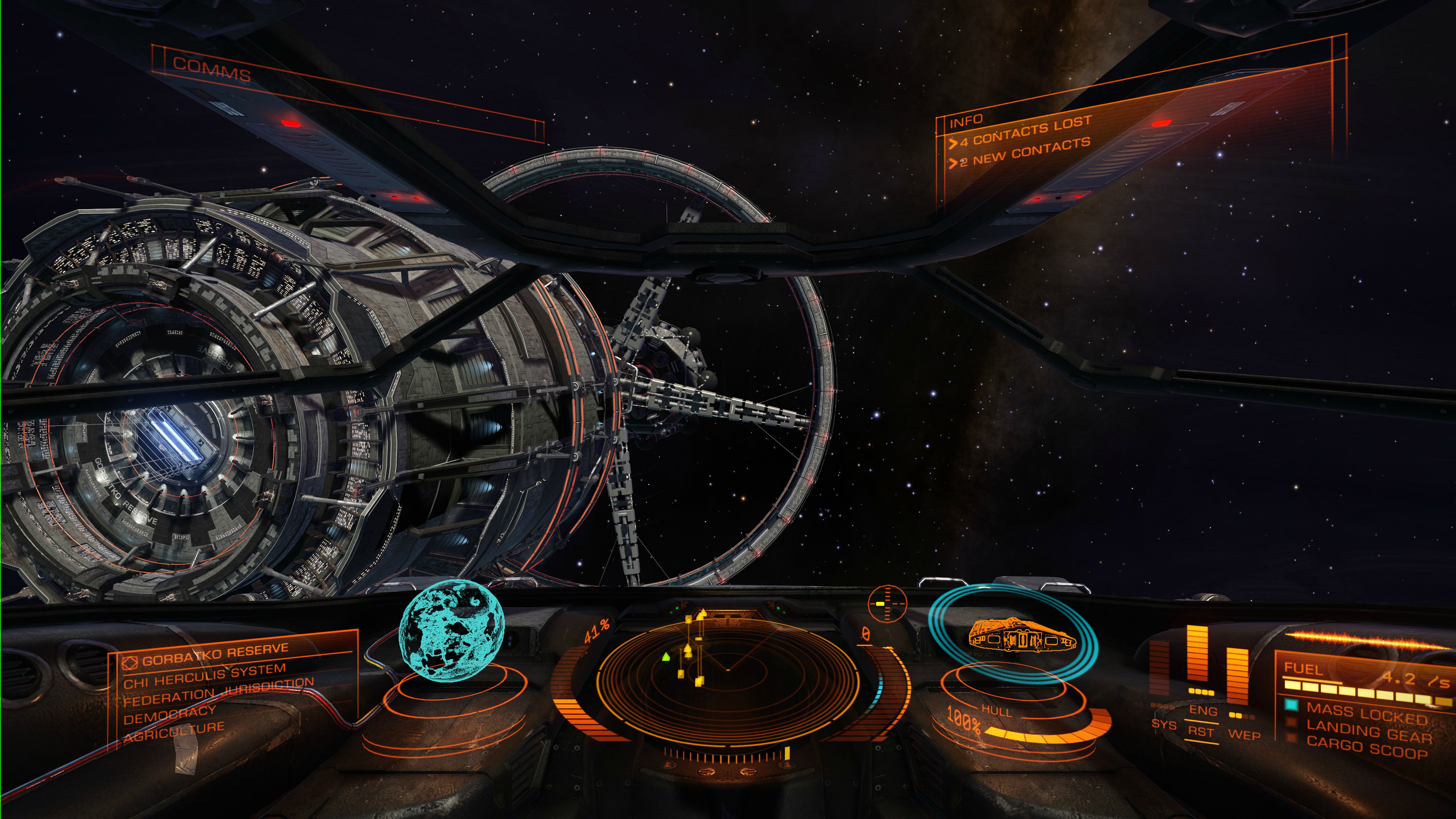 Elite: Dangerous - Docking [4608x2592] | Scrolller