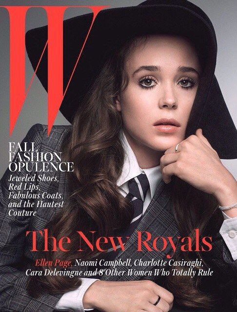 Ellen Page for W magazine (cover) | Scrolller