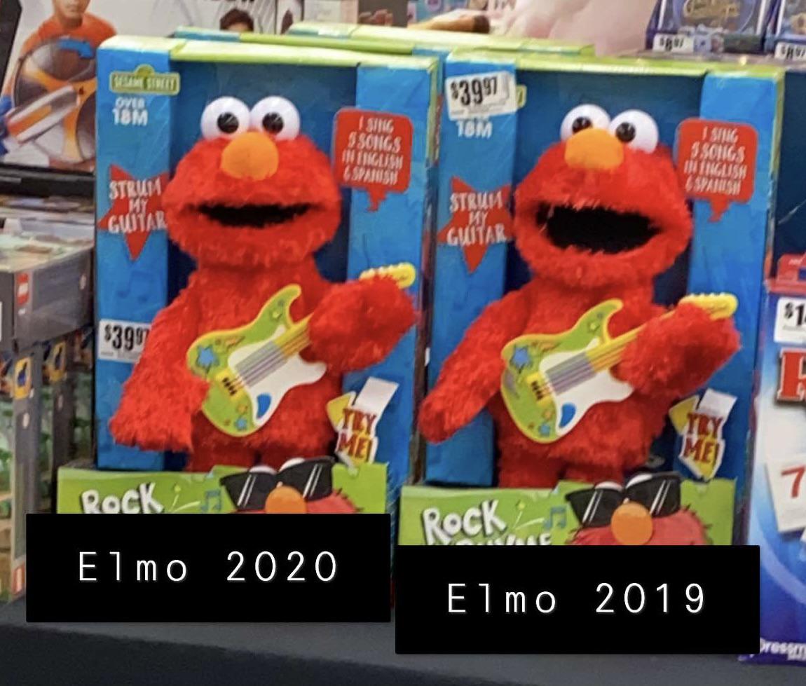 Elmo’s world got turned upside down | Scrolller