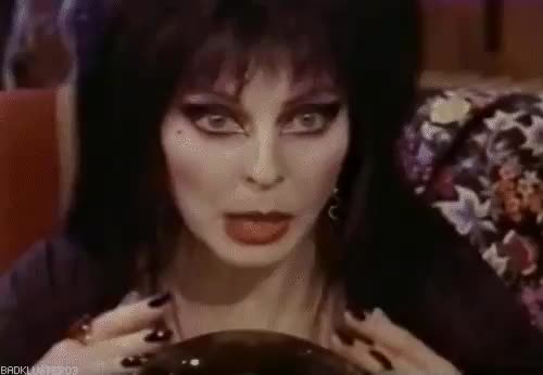 Elvira's magic orbs... er, ball | Scrolller