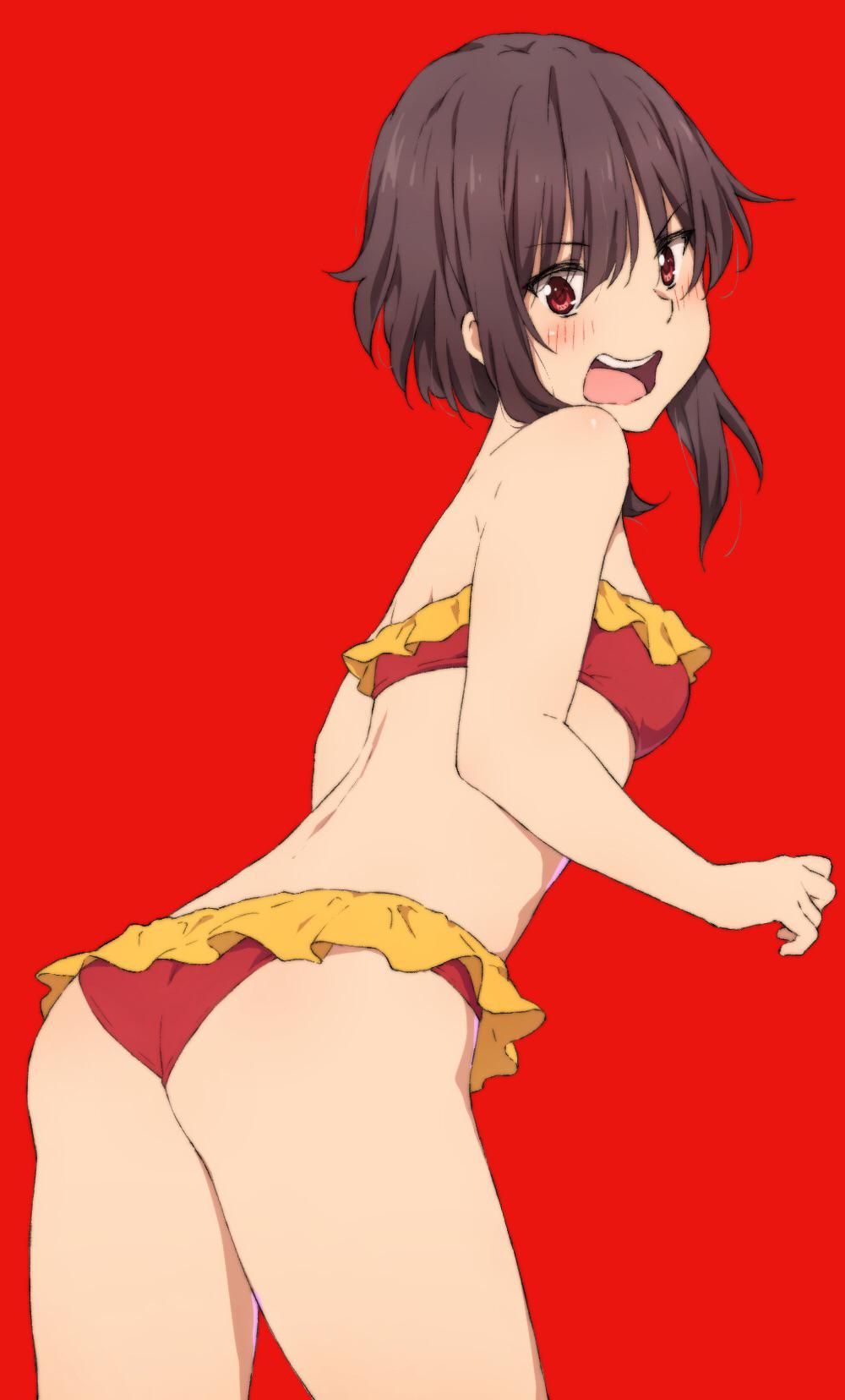 Embarrassed Bikini Megumin [KonoSuba] | Scrolller