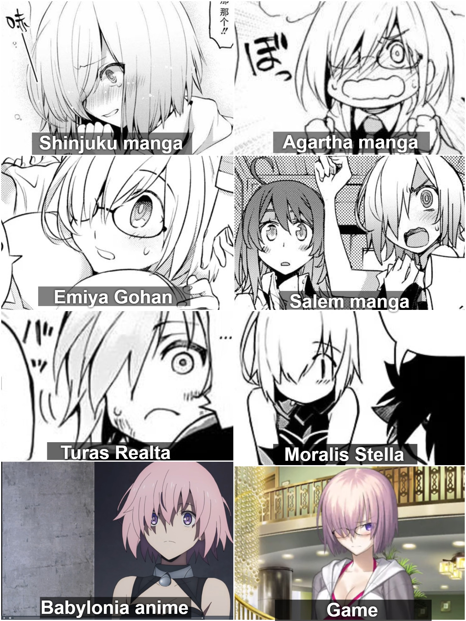 Embarrassing Mashu in different official artstyle | Scrolller