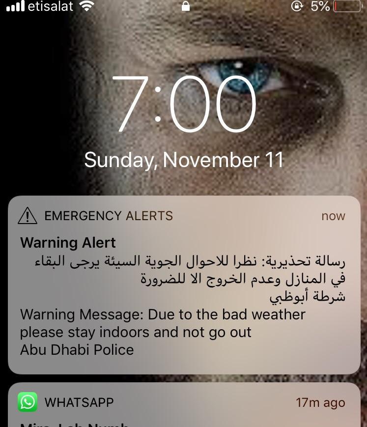 Emergency alert from the police. | Scrolller