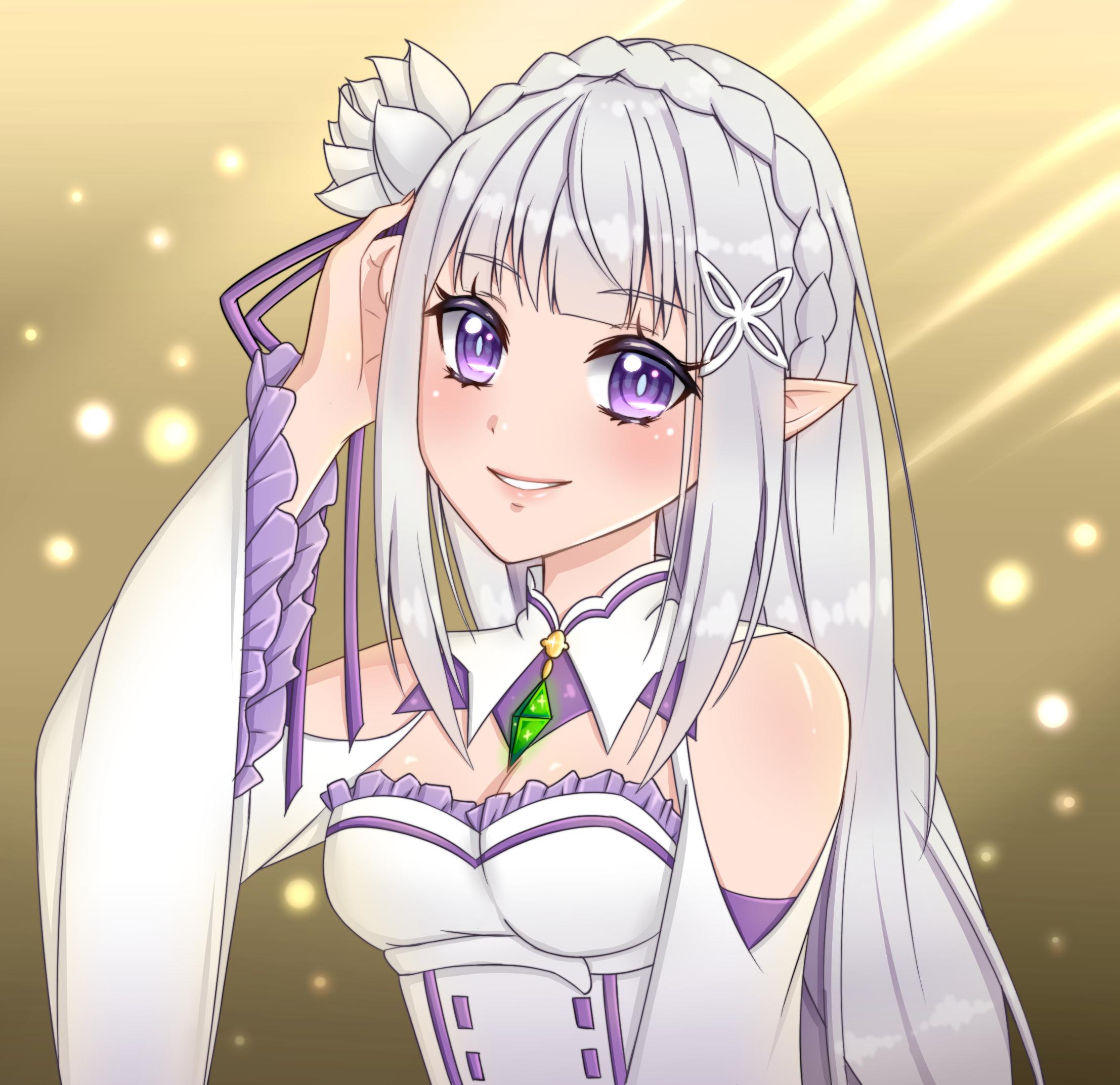 Emilia Re:Zero FanArt | Scrolller