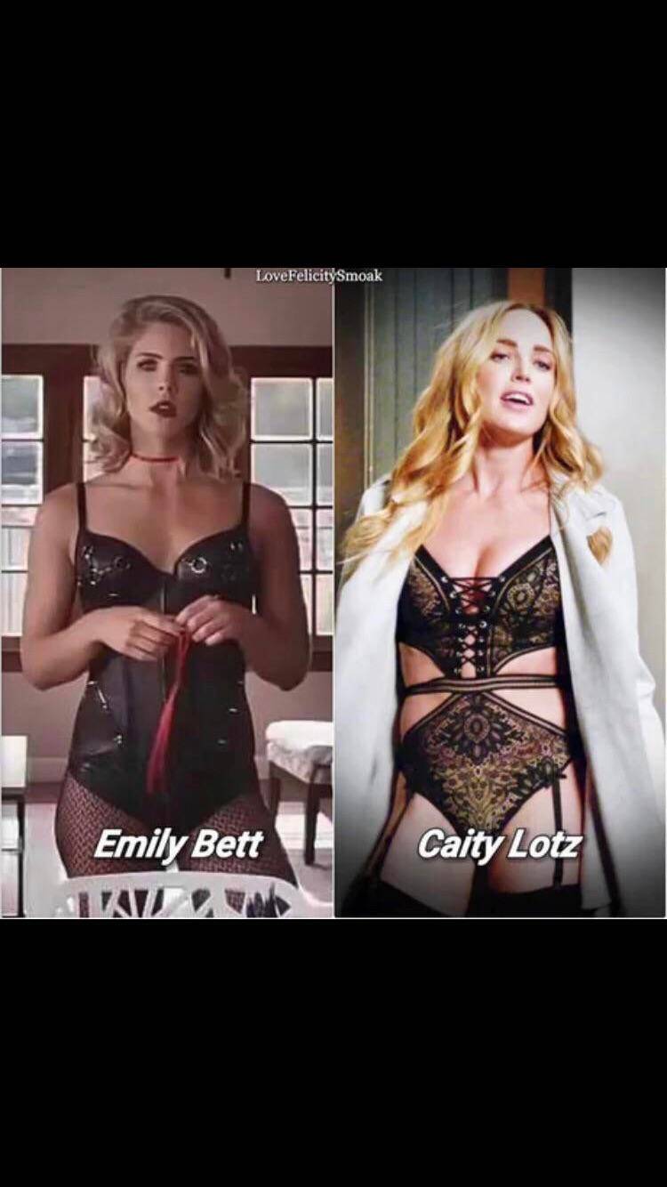 Emily bett and caity lotz in lingerie 🥵 | Scrolller