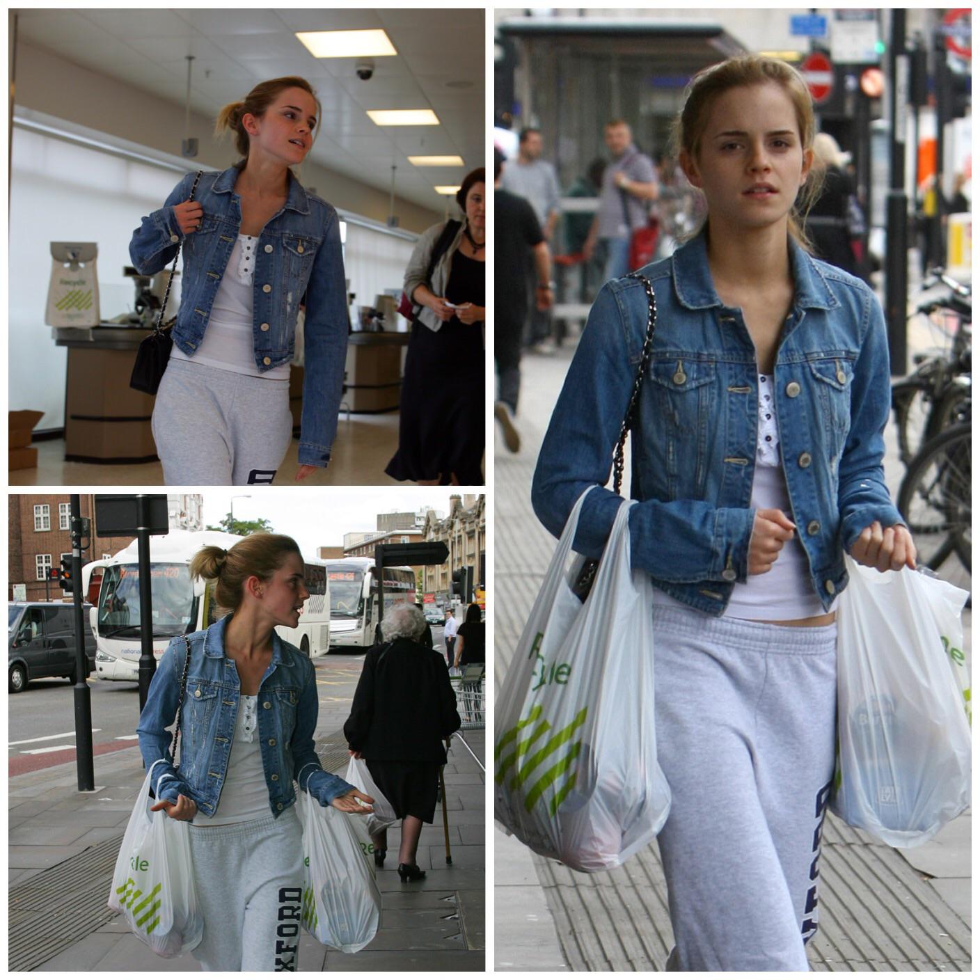Emma Watson Happy Shopper | Scrolller