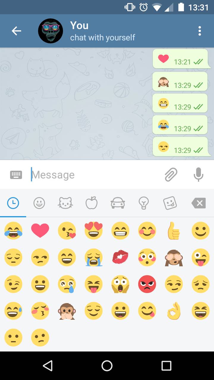 EmojiOne in Telegram! | Scrolller