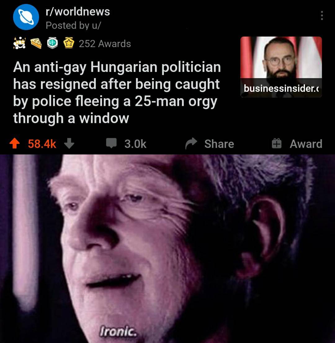 *Emperor Palpatine intensifies* | Scrolller