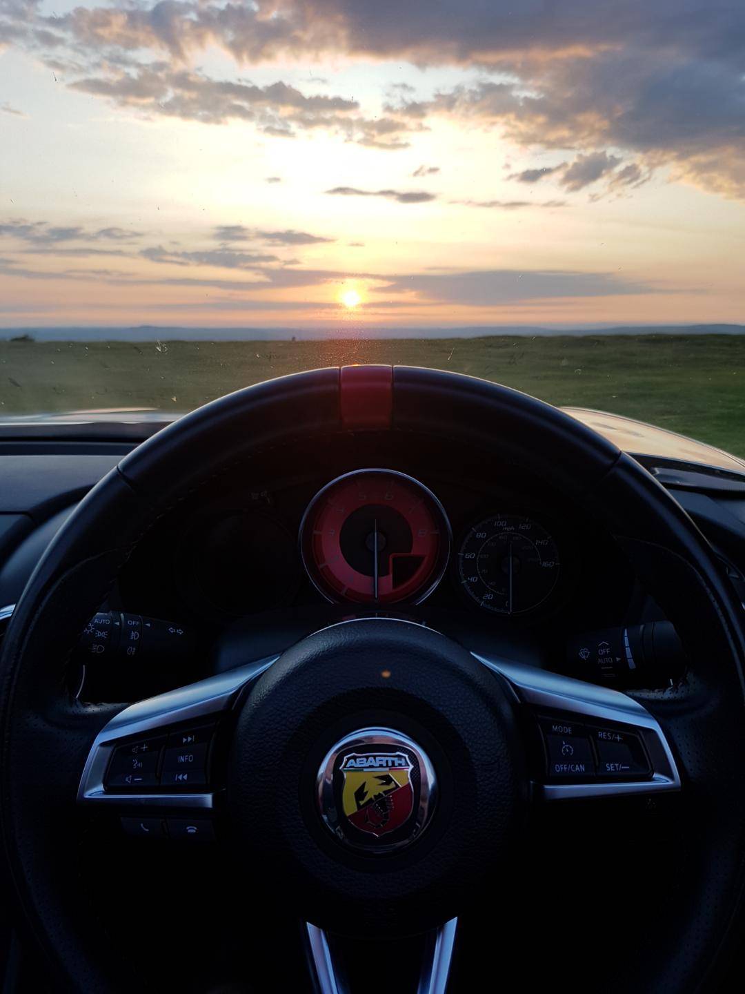 End of a perfect day top-down in the Spider | Scrolller