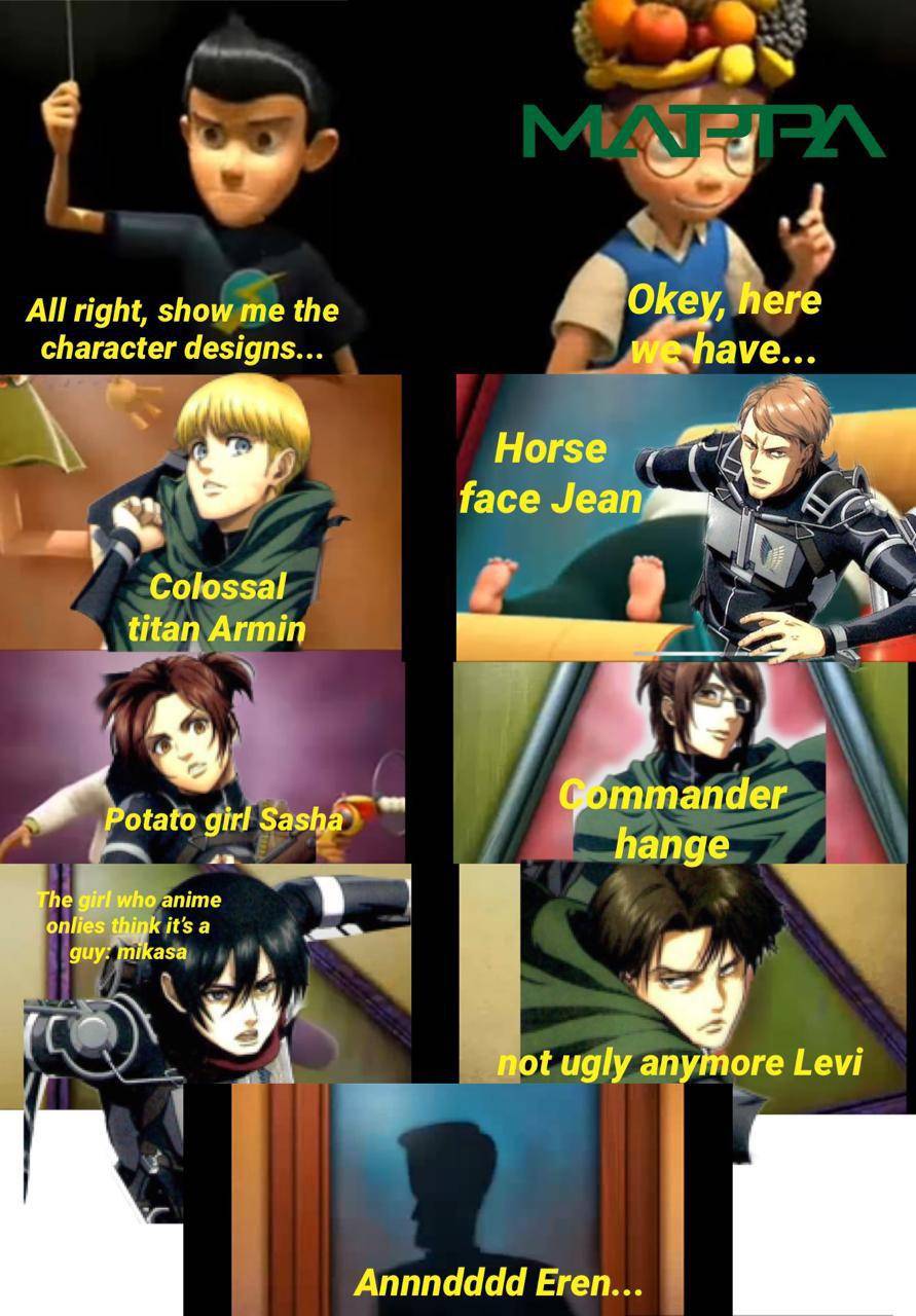 Eren in 135: the giant enemy spider | Scrolller