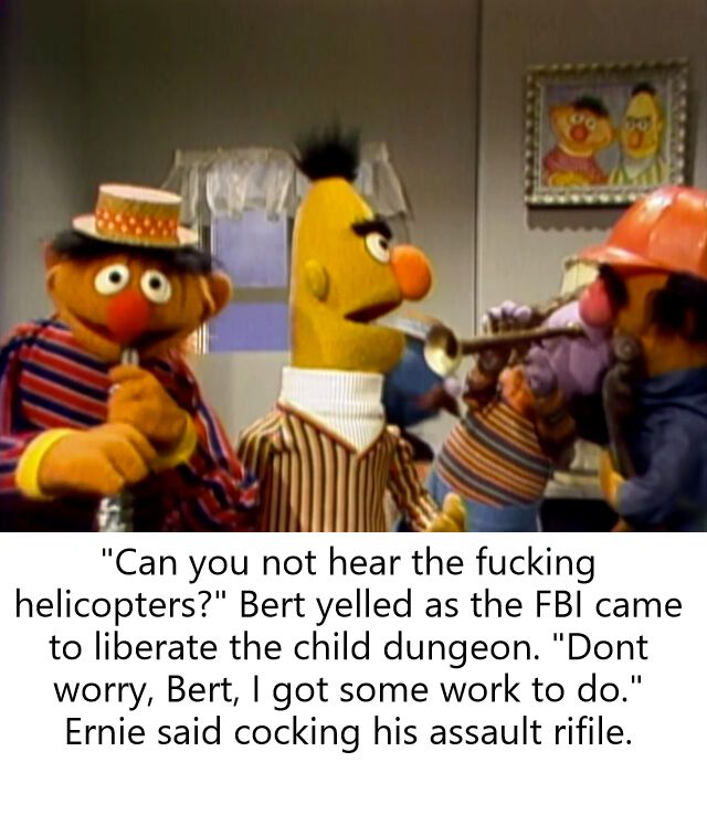 Ernie goes Rambo | Scrolller